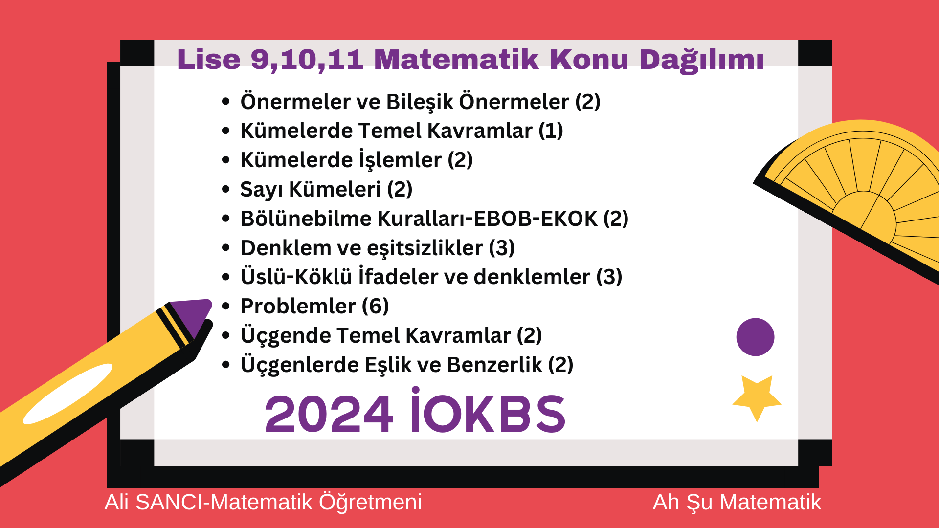 2024 MEB Bursluluk Sınavı (İOKBS) Lise ve Ortaokul 5, 6, 7 ve 8. Sınıf ...